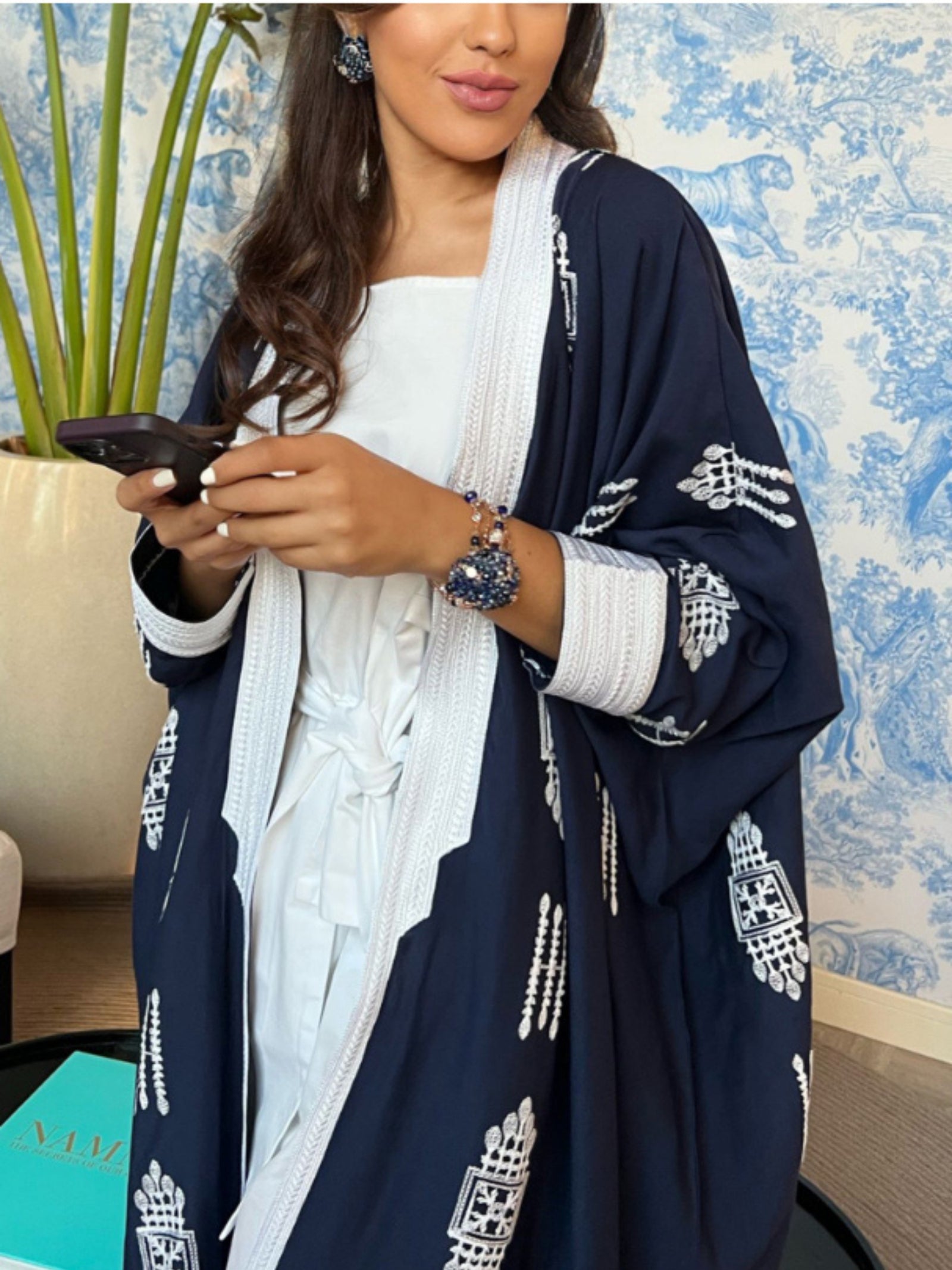 BADER LINEN NAVY BLUE